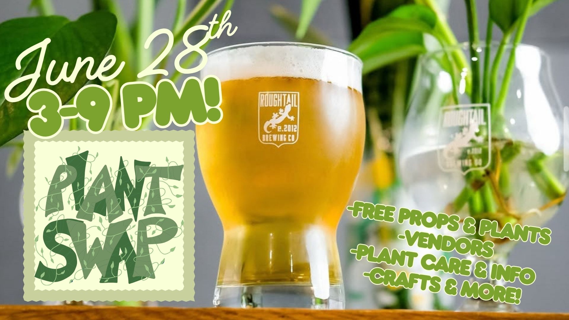 Roughtail Community Plant Swap! Sip & Shop – Roughtail Brewing Company